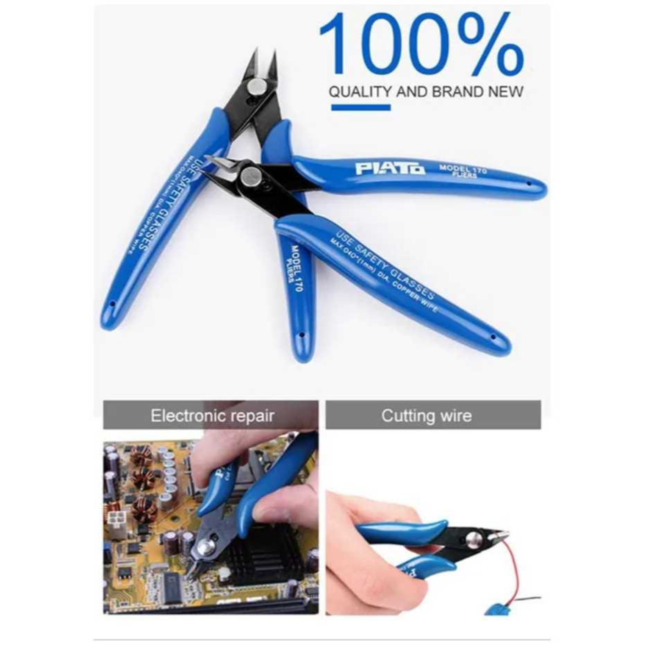 Jual [ TARGETOLSHOP ] Tang plato 170/ Tang potong kawat kabel plato ...