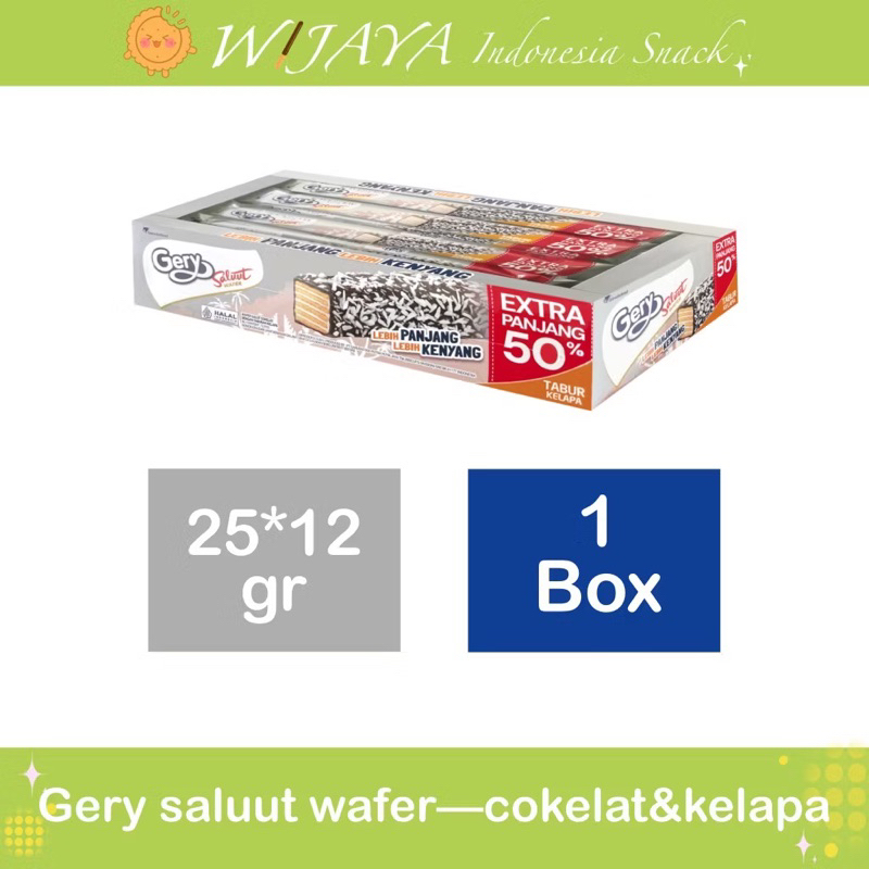 Jual Gery Salut Coklat tabur Kelapa isi 12 pcs | Shopee Indonesia