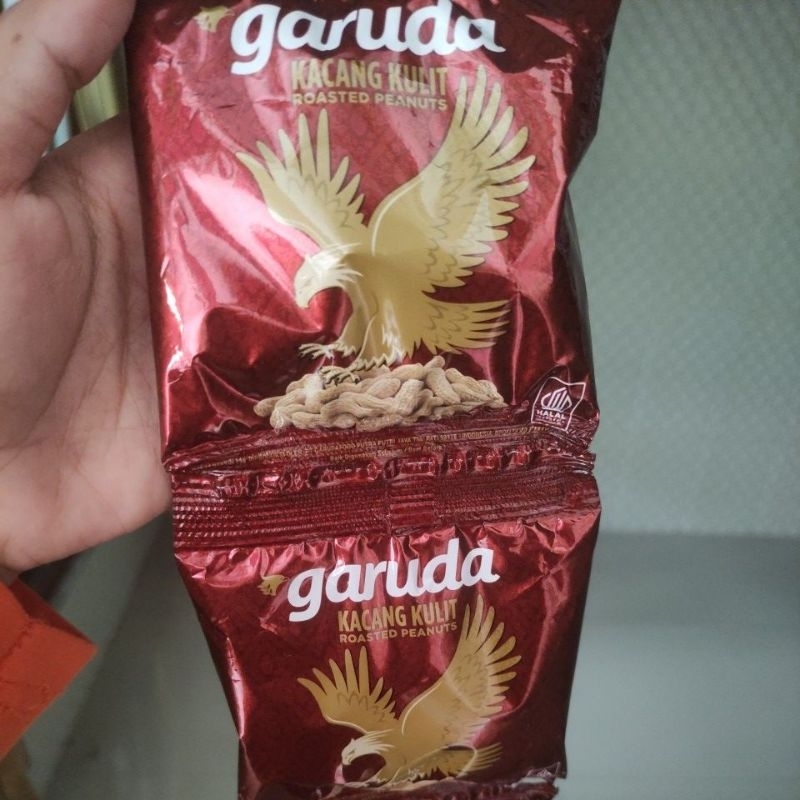 Jual Garuda Kacang Kulit Roasted Peanuts Renceng ( 14 gr x 10 pcs ...
