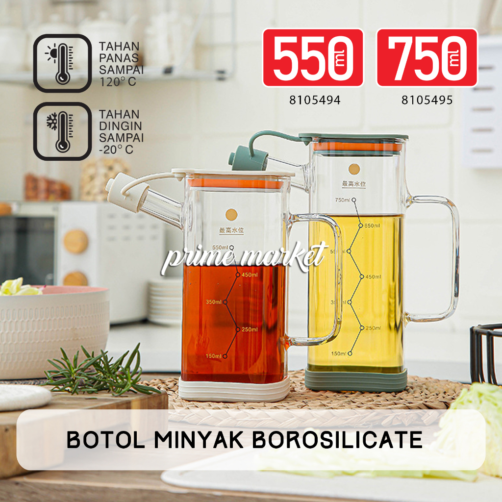 Jual Botol Minyak Kaca Tebal Botol Minyak Borosilicate Botol Kaca Minyak Olive Oil Cooking ...
