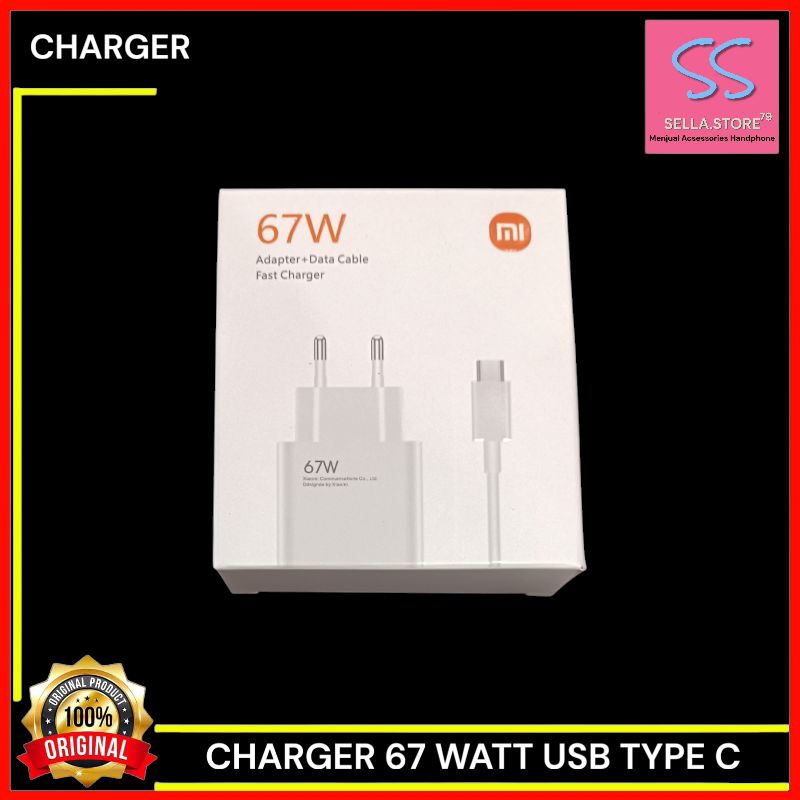 Jual Charger XIAOMI 67 Watt USB Type C Turbo Charge | Shopee Indonesia