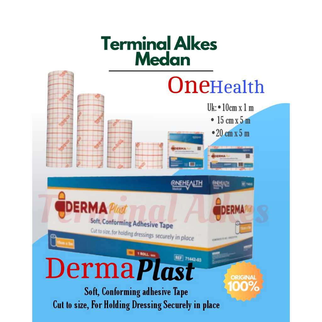 Jual DERMAPLAST ADHESIVE PLESTER PENUTUP LUKA ONEHEALTH | Shopee Indonesia