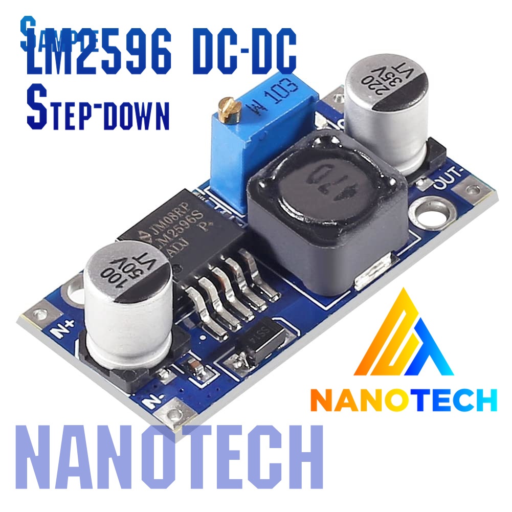 Jual LM2596S/LM2596 DC-DC adjustable Step-down power Supply module | Shopee Indonesia