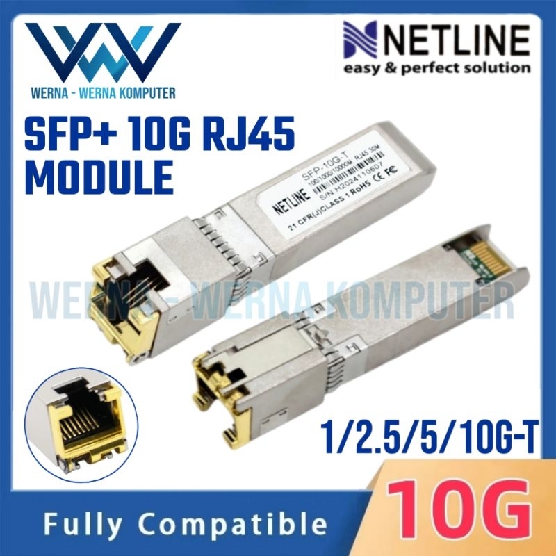 Jual SFP Ethernet Port RJ45 Moduke Switch Gigabit 10G 10Gbase-T CAT6 ...