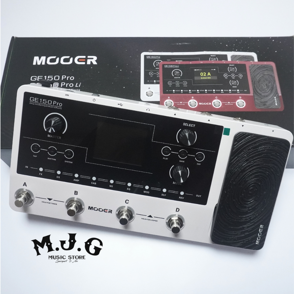 Jual efek pedal multi effect gitar mooer GE150 Pro GE150pro | Shopee ...