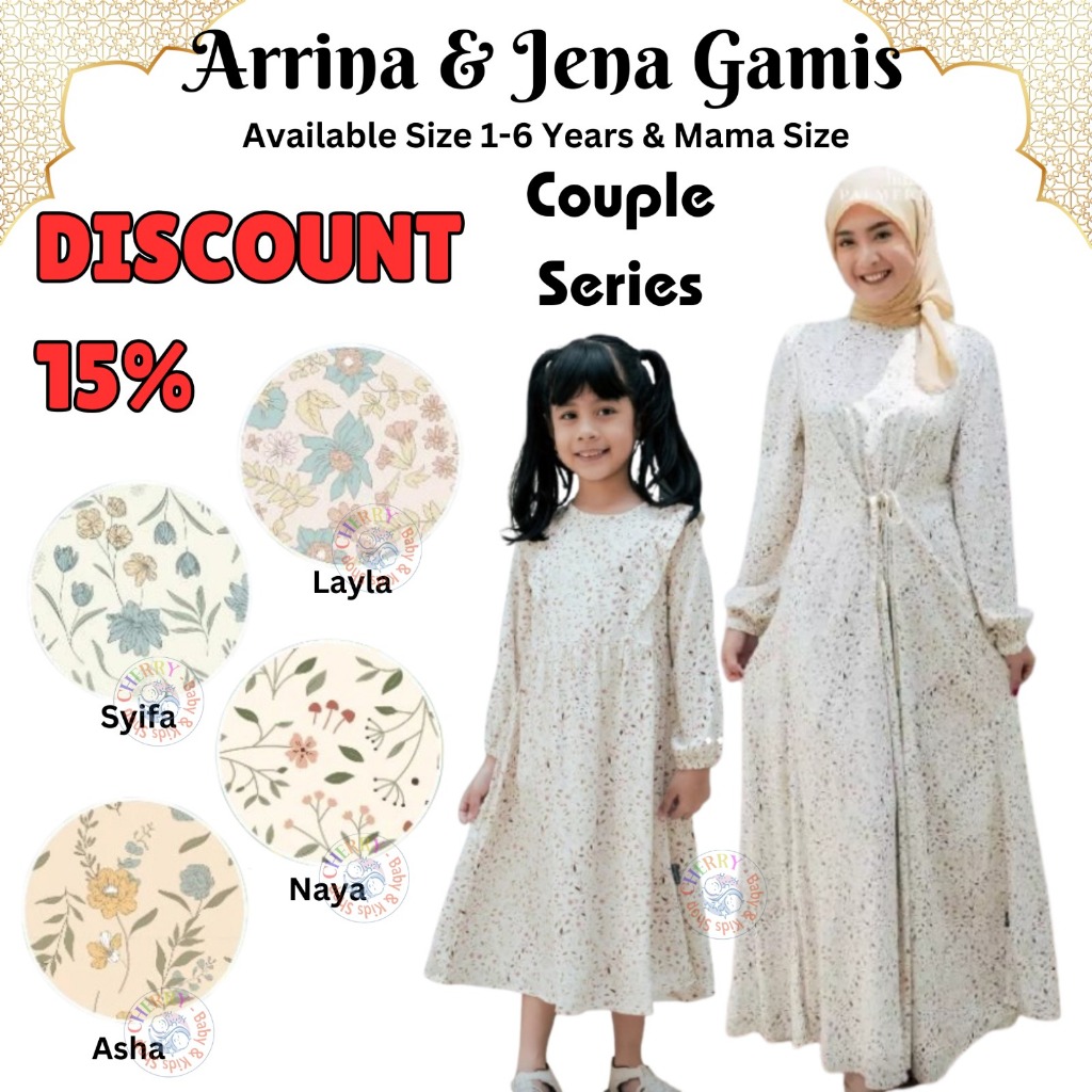 Jual SALE Palmerhaus Family Gamis 1-6 Tahun Azza Arrina Jena Gamis ...