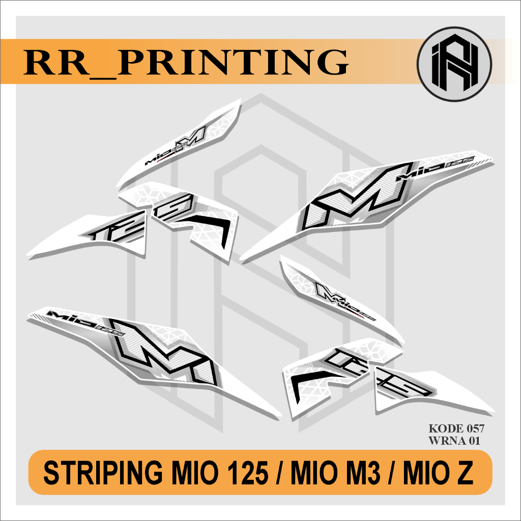 Jual Stiker Striping Mio M3/Z Stripping Sticker List Motor Yamaha Mio 125 Motif Keren Simpel ...