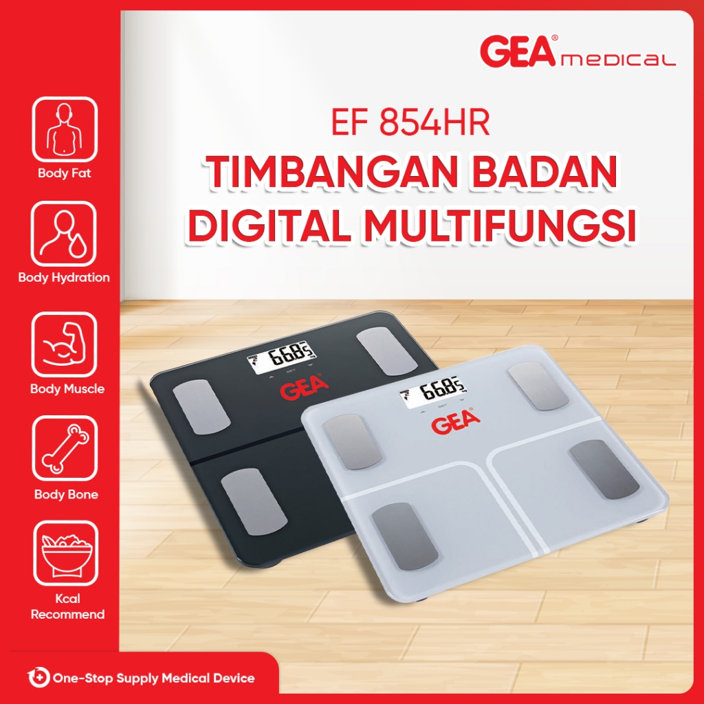 Jual GEA Timbangan Digital Body Fat & Hydration Monitor EF 854HR ...