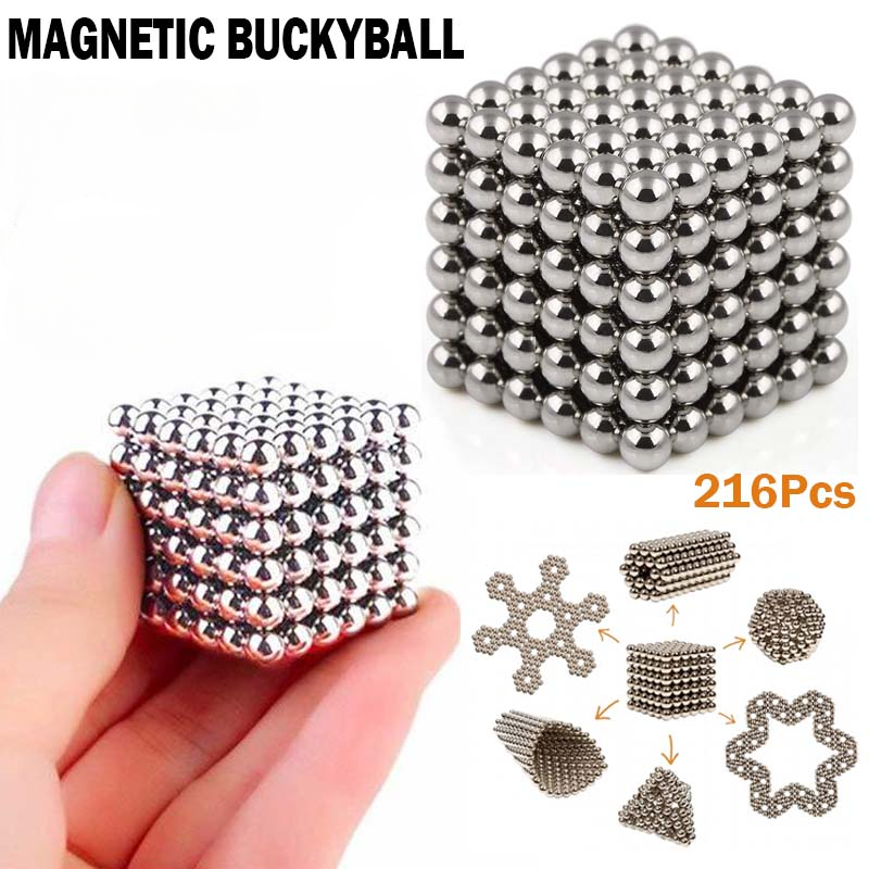 Jual Buckyballs Neocube Magnetic Balls Toys Mainan Kreatif 216pcs 3mm ...