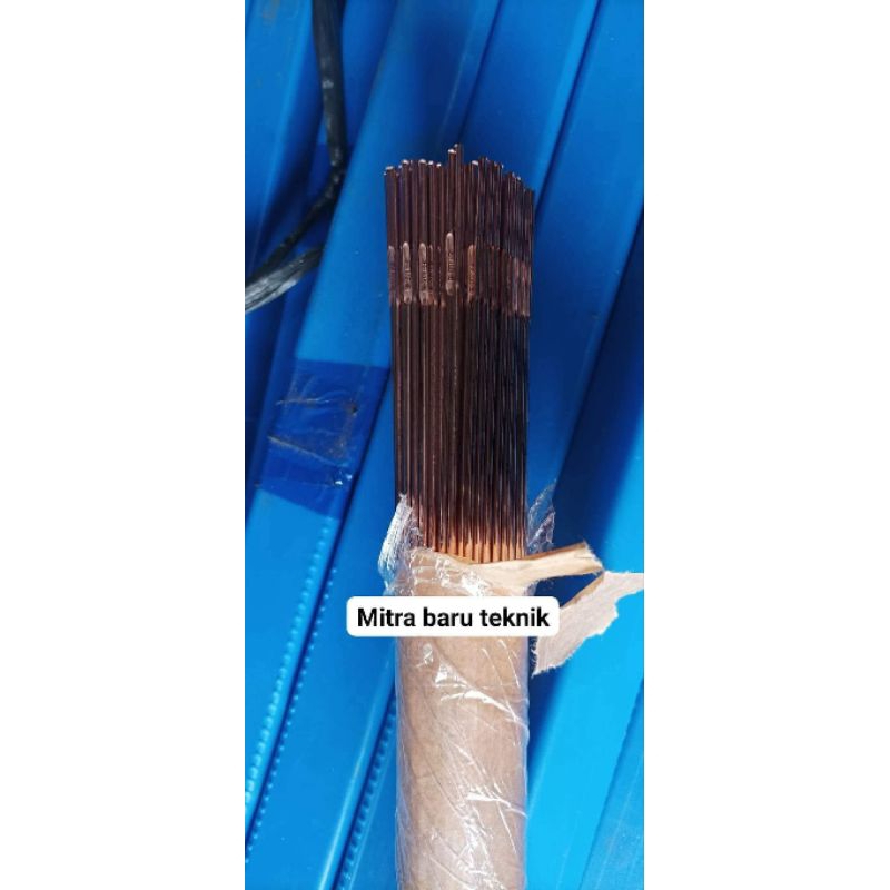 Jual kawat las tig argon besi TGS50 ER70S-6 DIAMETER 3.2mm FILLER ROD 5kg | Shopee Indonesia