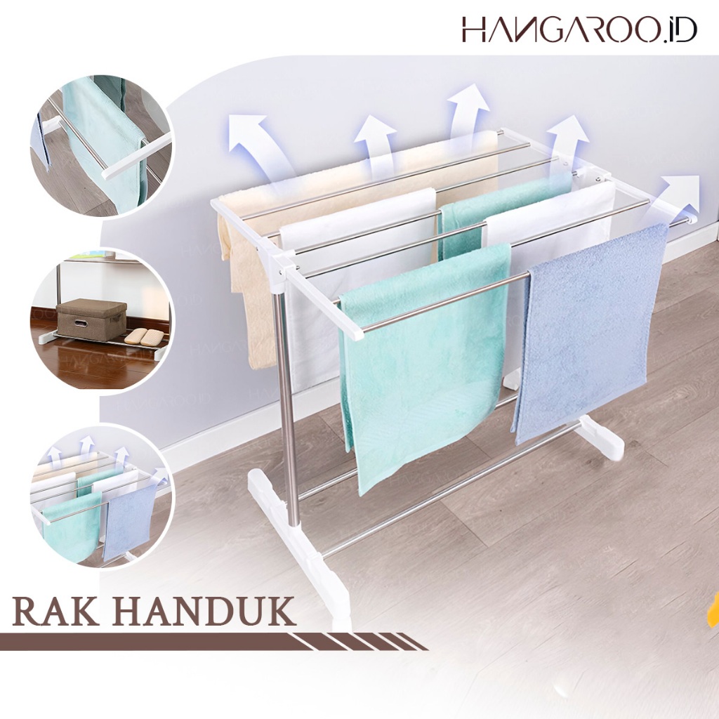 Jual Hangaroo Jemuran Lipat Portable Serbaguna Jemuran Pakaian ...
