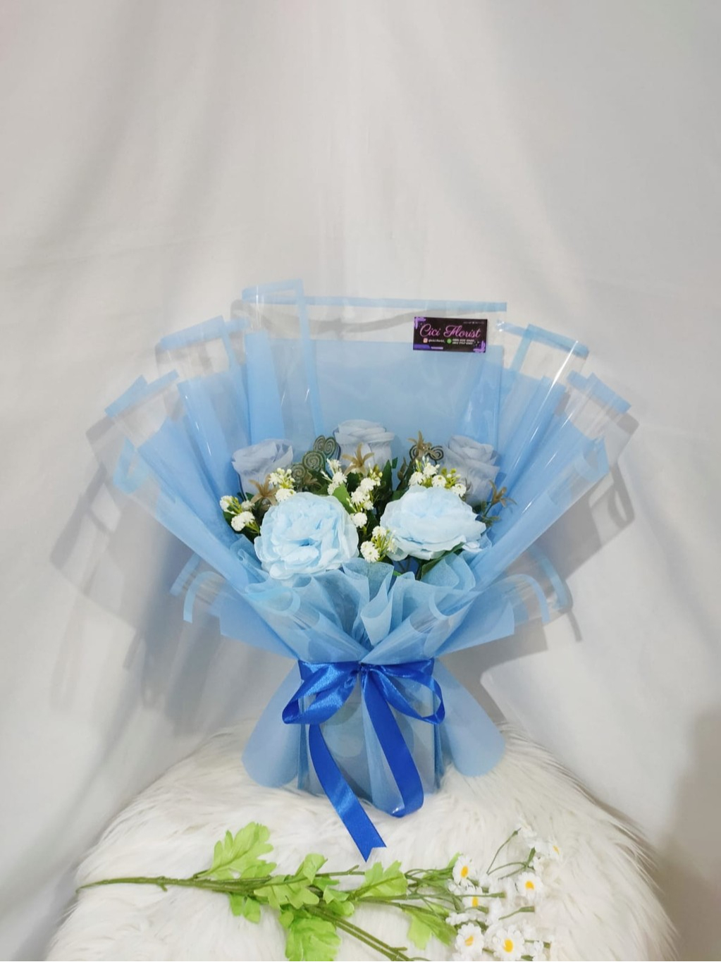 Jual Buket Bunga Artificial (Size Medium) | Shopee Indonesia