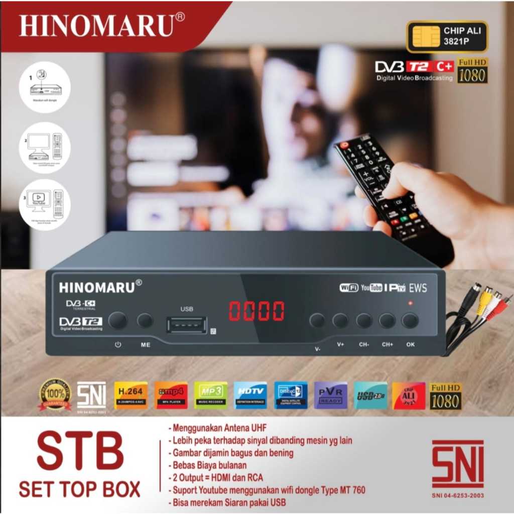 Jual Set Top Box TV Digital HINOMARU | Shopee Indonesia