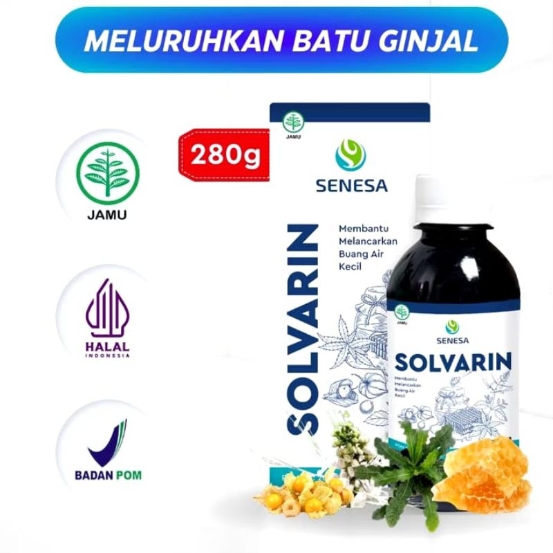 Jual SOLVARIN Original Madu Herbal Obat Batu Ginjal, Kencing Batu ...