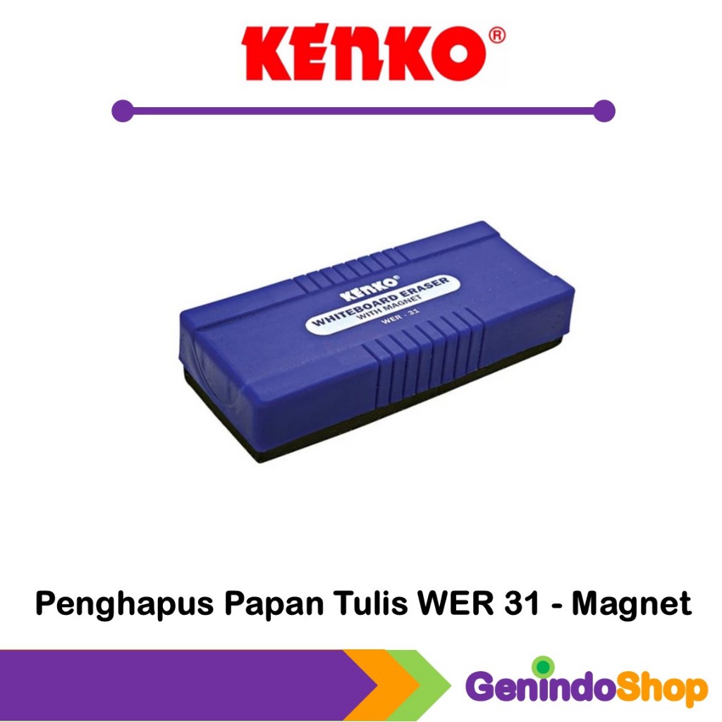 Jual Penghapus Papan Tulis Magnet WER-31 Kenko | Shopee Indonesia