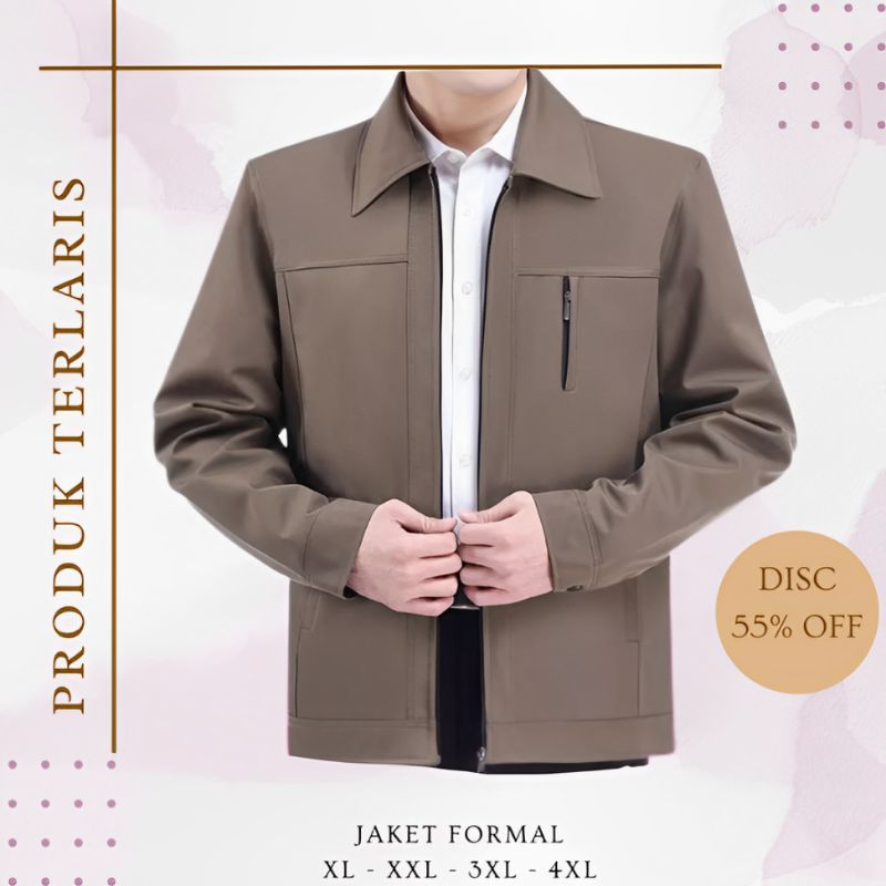 Jual jaket formal pria / jasket guru / JAKET BIG SIZE /JAKET SEMI ...
