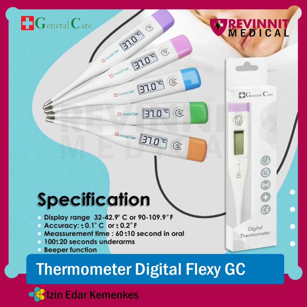 Jual Thermometer Digital Flexible - Lentur General Care | Shopee Indonesia