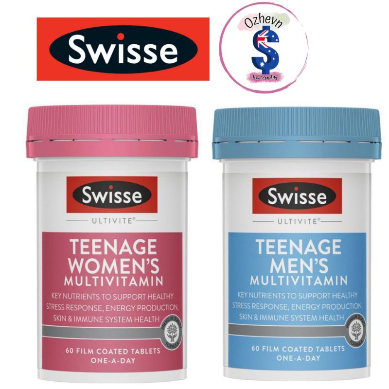 Jual Swisse Teenage Ultivite Women's / Men's Multivitamin | 60 Tablets | Shopee Indonesia