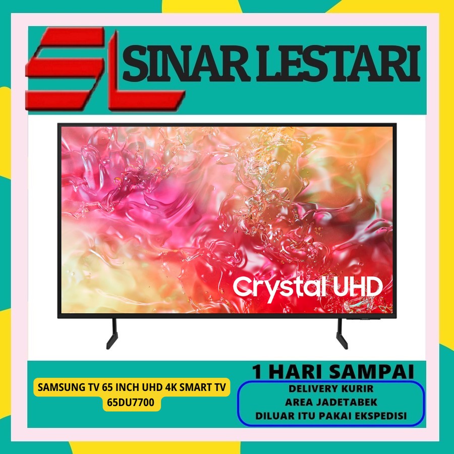 Jual SAMSUNG 65DU7700 TV 65 INCH UHD 4K W/ PURCOLOUR PICTURE SMART TV 2024 | Shopee Indonesia