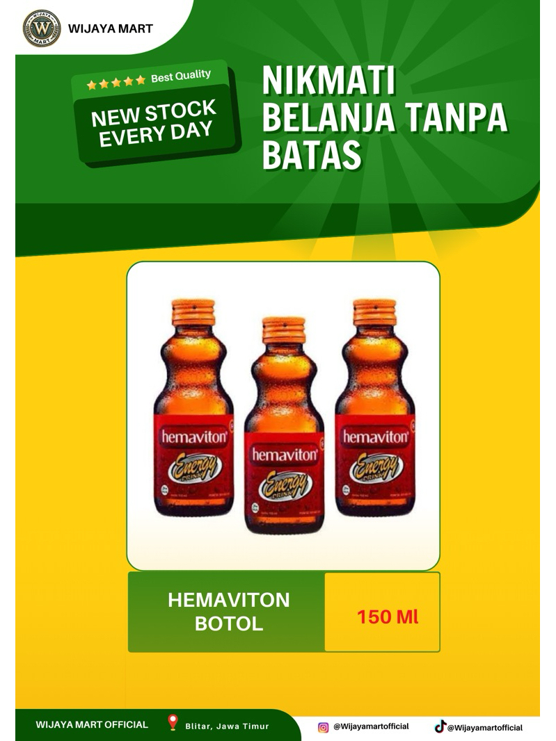 Jual HEMAVITON BOTOL (HARGA PER PCS) | Shopee Indonesia