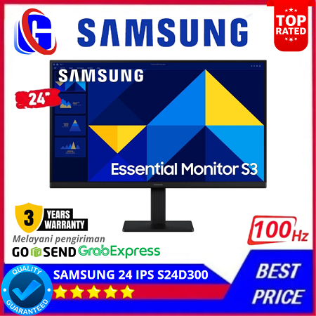 Jual Monitor LED Samsung 24 IPS S24D300 24" Inch FHD TN 100Hz HDMI ...