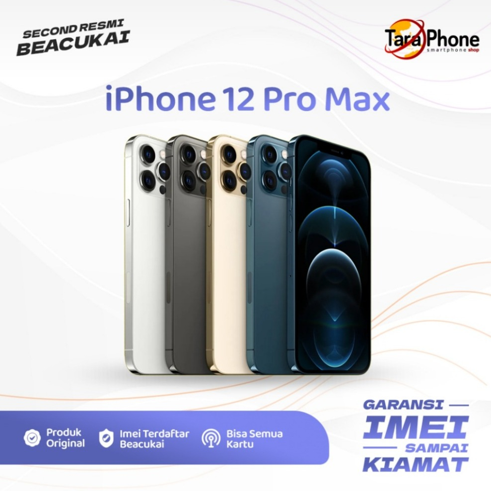 Jual 12 PROMAX 128GB/256GB/512GB SECOND RESMI BEACUKAI | Shopee Indonesia