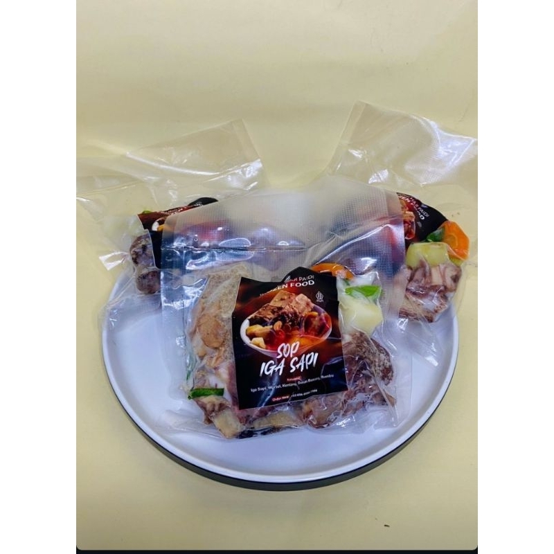Jual SOP IGA SAPI FROZEN LENGKAP SIAP SAJI | Shopee Indonesia