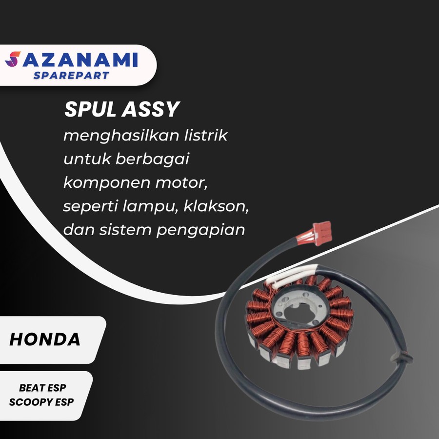 Jual SPUL ASSY MOTOR HONDA BEAT ESP HONDA SCOOPY ESP | Shopee Indonesia