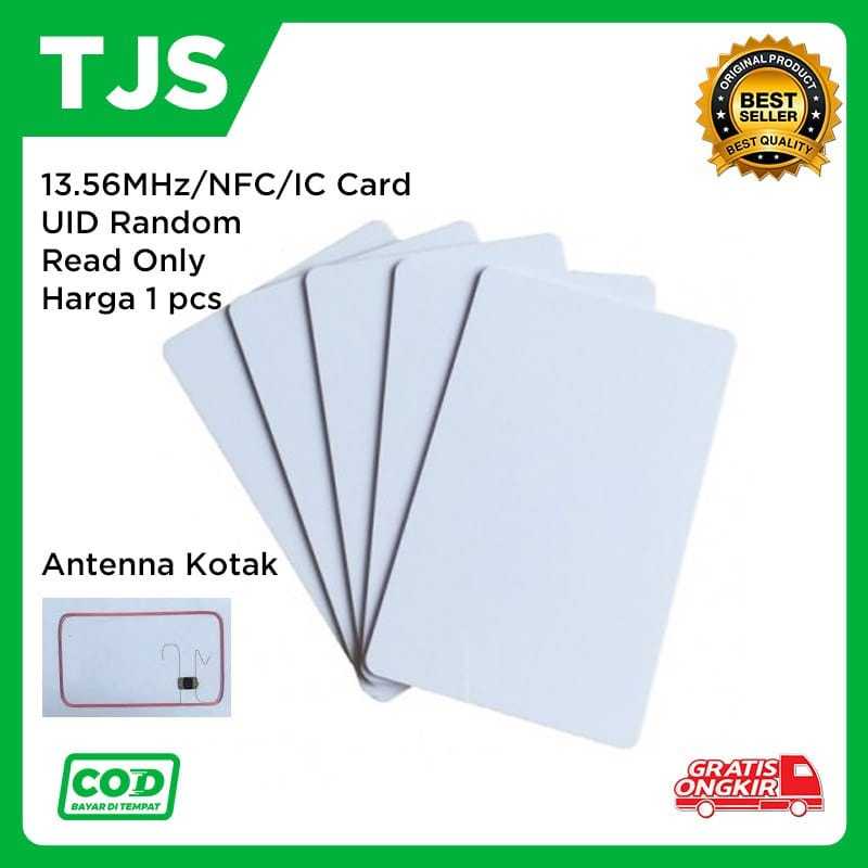 Jual Kartu Mifare 13.56Mhz 1K Smart Card Contactless RFID Card Standard ...