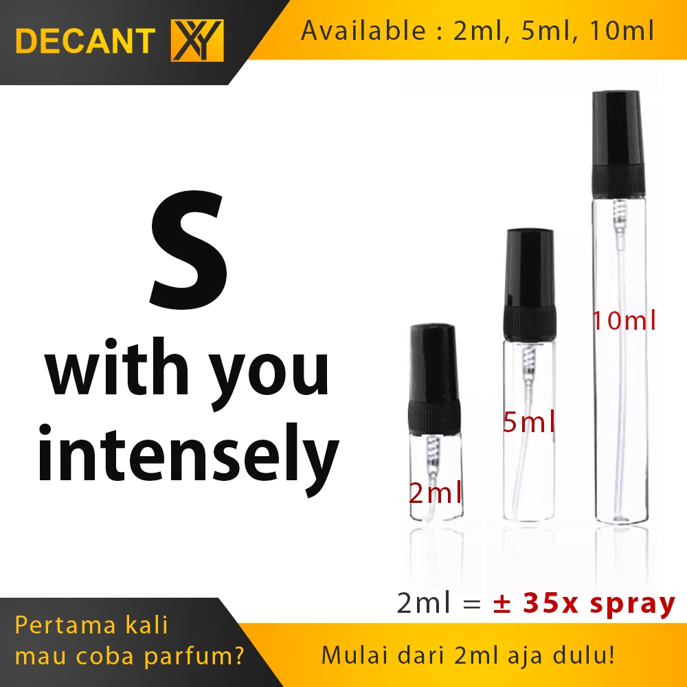 Jual Decant Parfum SWY Intensely With You Intensely 2ml 5ml 10ml ...