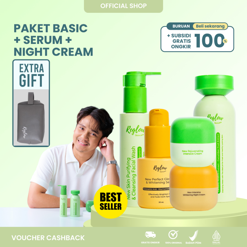 Jual REGLOW SERIES Glowing Skin Treatment Original BPOM - RE GLOW ...
