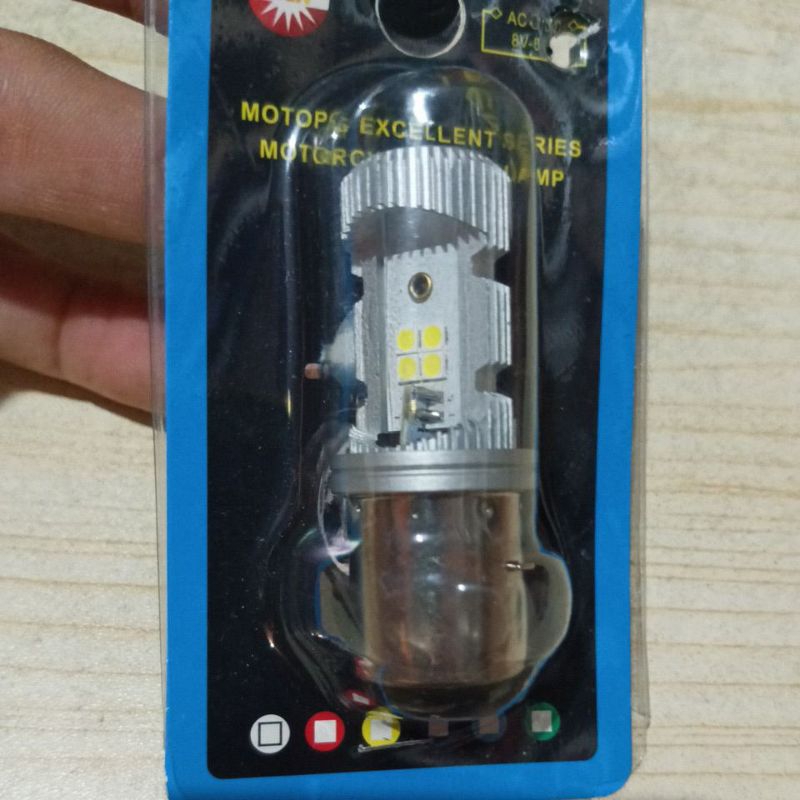 Jual BOHLAM LAMPU DEPAN LED VIAR KAISAR TOSSA NOZOMI DLL MOTOR RODA ...