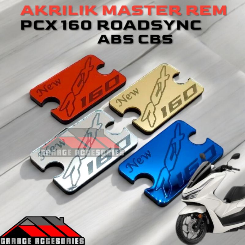 Jual GARNIS AKRILIK TUTUP MASTER REM PCX 160 2025 COVER TUTUP MASTER ...