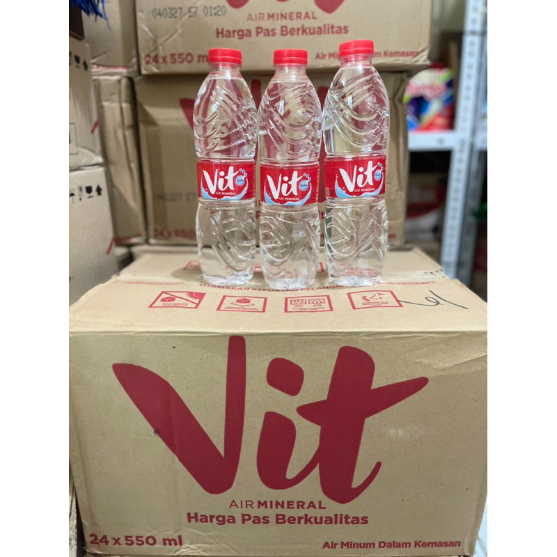 Jual Vit Air Mineral 550ml (GROSIR 1 DUS) | Shopee Indonesia