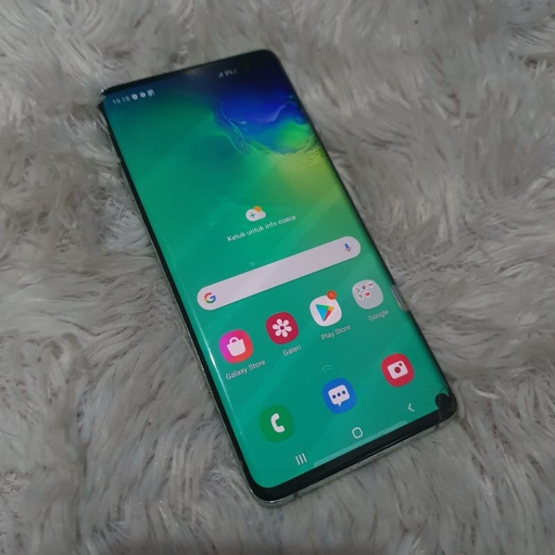 Jual Samsung Galaxy S10 Plus Ram 8/128Gb Jaringan 4G eks Garansi resmi ...