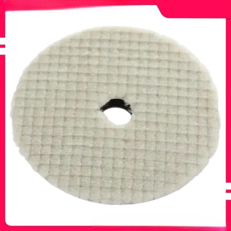 Jual SQUARE SHORT PILE WOLL MEDIUM CUTTING PAD/SPIDER PAD) - 5 INCH ...