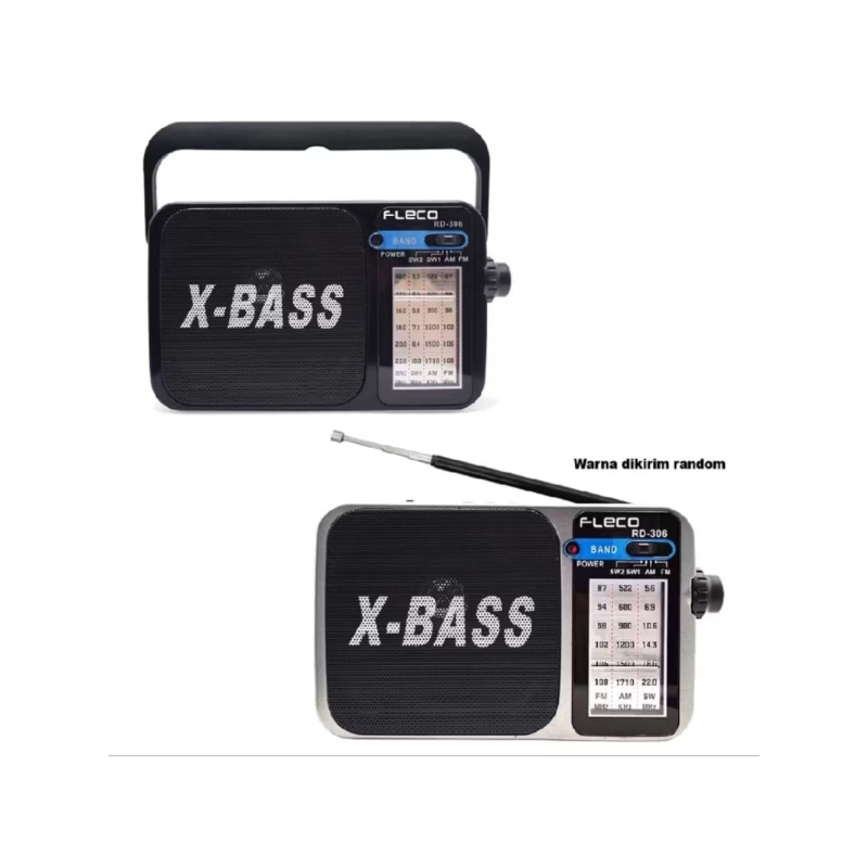 Jual Radio Speaker Bluetooth RD-306 X-bass Portable FM/AM/SW Suara ...