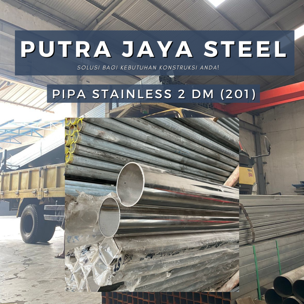 Jual PIPA STAINLESS 2 INCH (201) 6 MTR | PIPA BULAT SS STENLIS SUS 201 ...