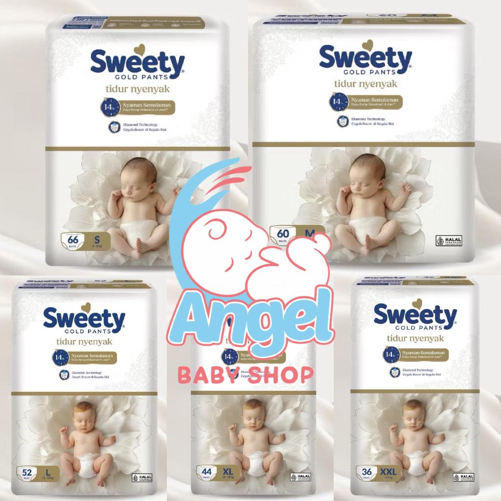 Jual SWEETY GOLD PANTS TIDUR NYENYAK S66 / M60 / L52 / XL44 / XXL36 ...