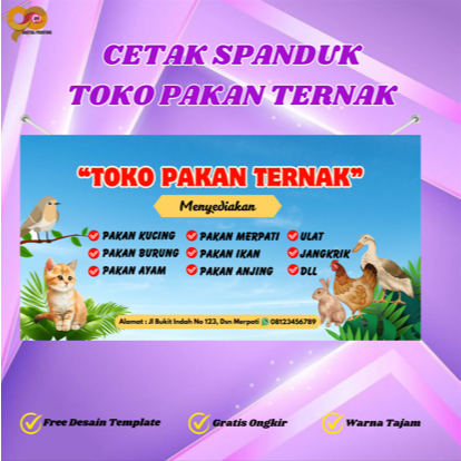 Jual BANNER / SPANDUK TOKO PAKAN TERNAK | Shopee Indonesia