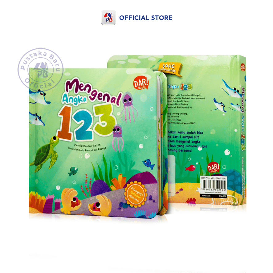 Jual Buku Anak Boardbook Mengenal Angka 123 / MIZAN MEDIA UTAMA - MMUK ...
