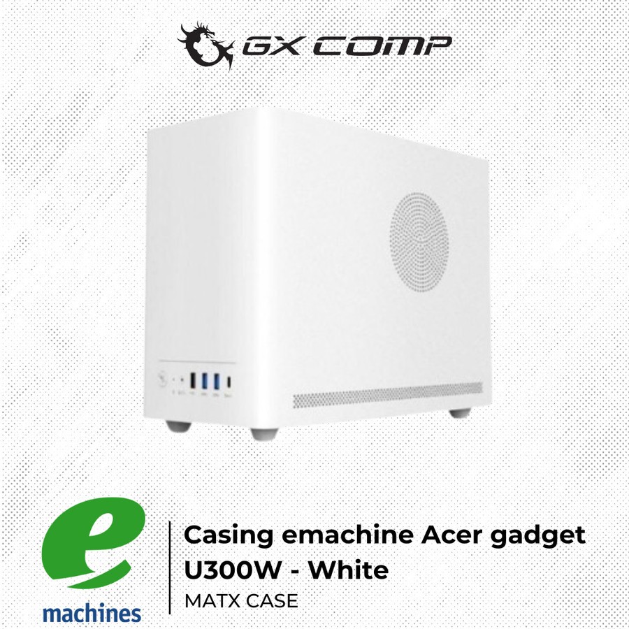 Jual Casing PC Acer Emachine Gadget U300W m-Atx White - Case CPU Kantor ...