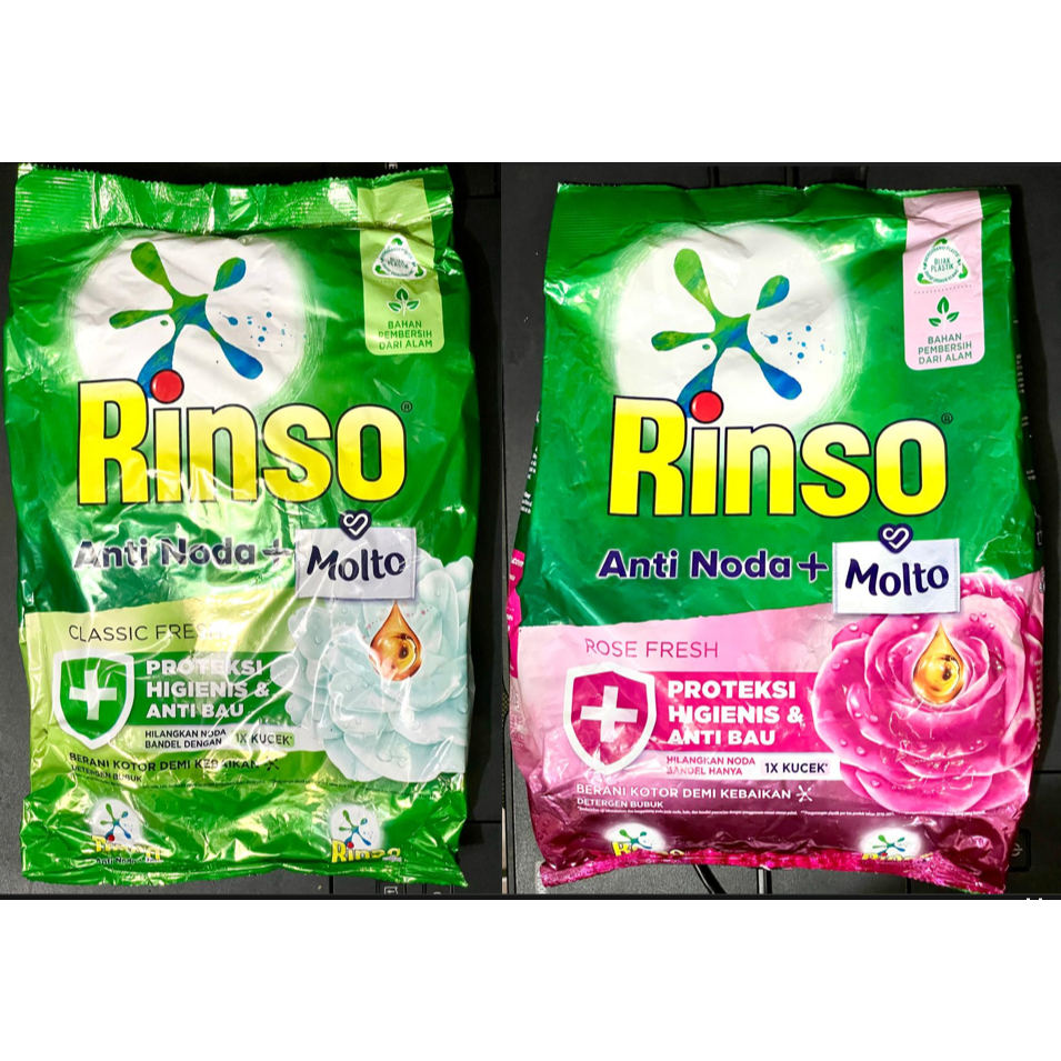 Jual Rinso 1800gr Deterjen Anti Noda Detergent Bubuk Powder 1,8kg ...