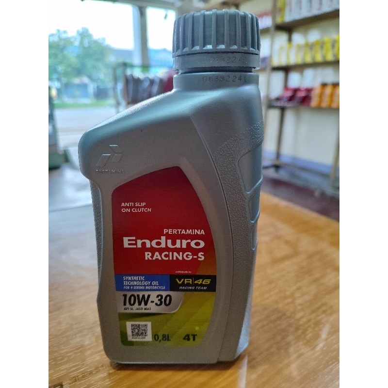 Jual Oli Motor Pertamina Enduro Racing S 10W-30 800ml - Oli Motor 4T ...