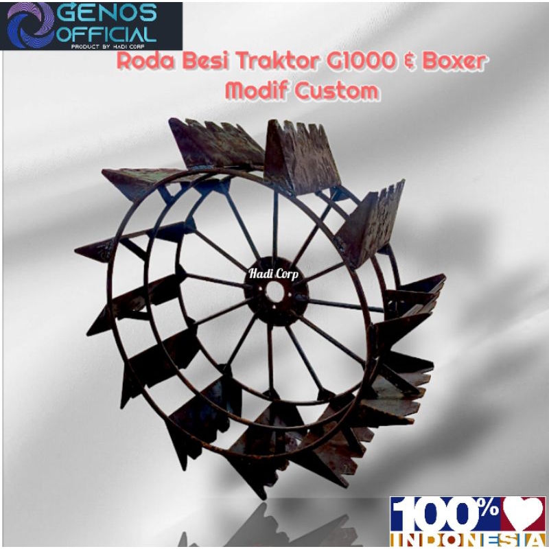 Jual Roda Besi Traktor Quick G1000 Boxer Custom Modif 35 x 18 / Roda ...