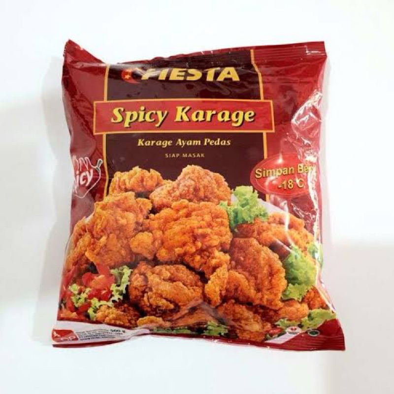 Jual FIESTA AYAM KARAGE SPICY 500g | Shopee Indonesia