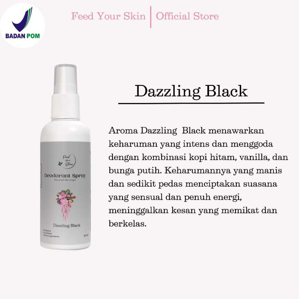 Jual DAZZLING BLACK deodoran spray deodoran semprot tawas magic deo ...