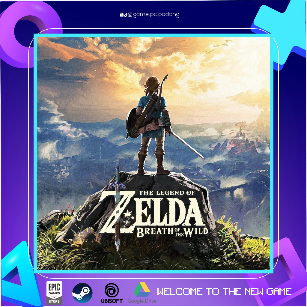 Jual The Legend of Zelda Breath of the Wild PC / Legend Of Zelda PC ...