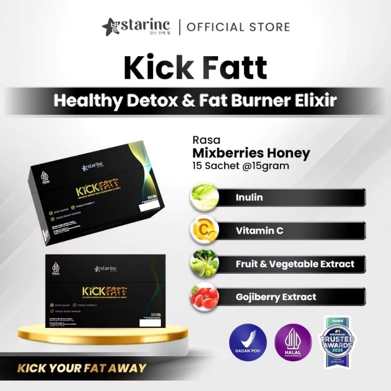 Jual Kick Fatt Healthy Detox & Fat Burner Elixir | Shopee Indonesia