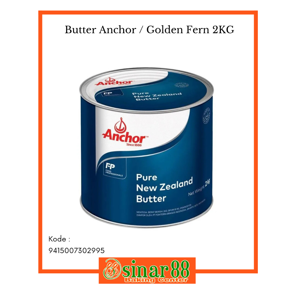 Jual Anchor Tinned Butter 2kg (Golden Fern) | Shopee Indonesia